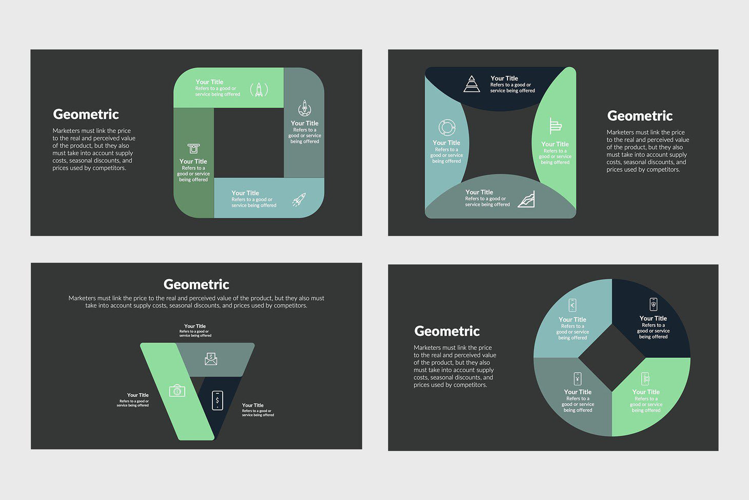 Geometric Infographics Template – Slidequest