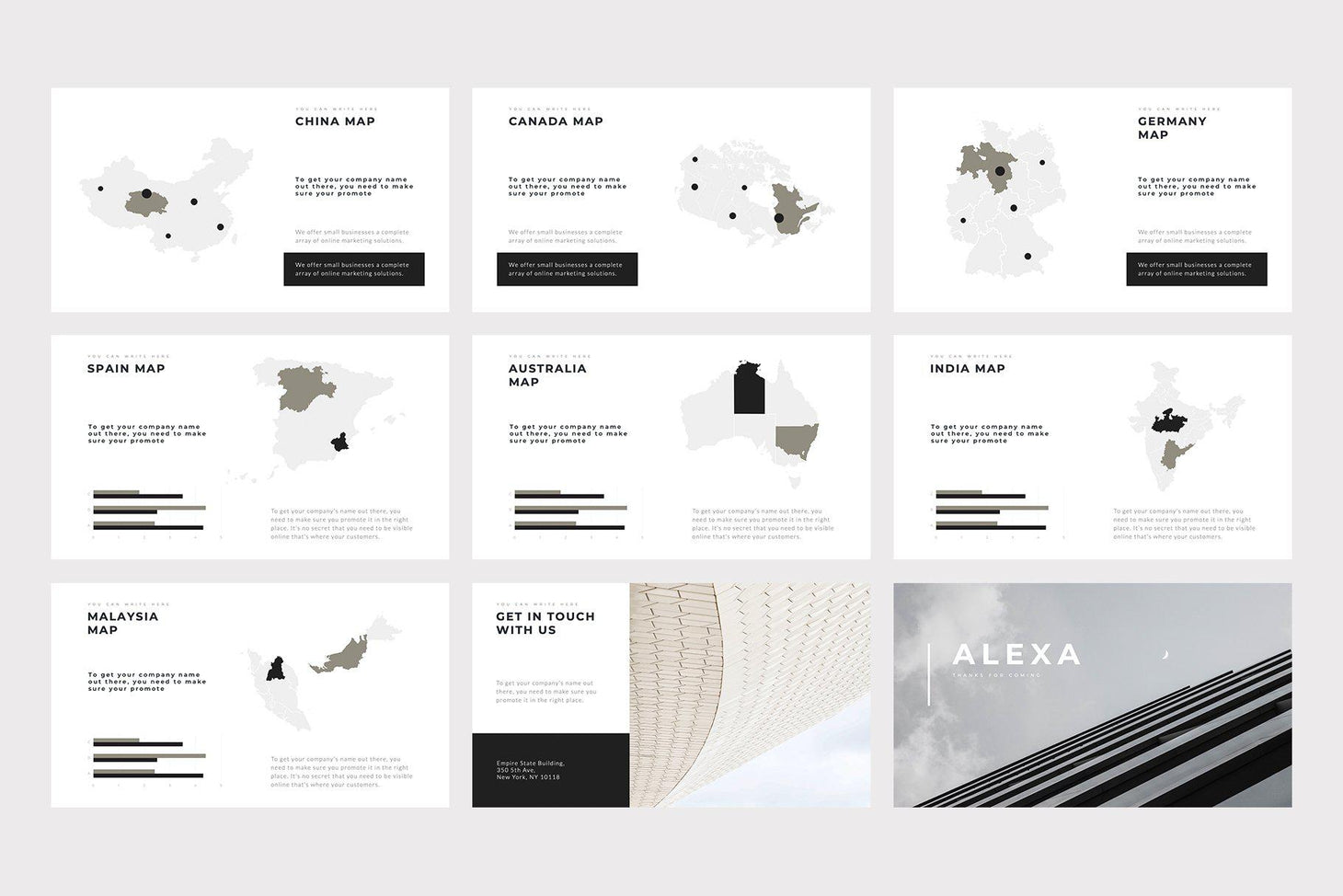 Alexa Minimal PowerPoint Template – Slidequest