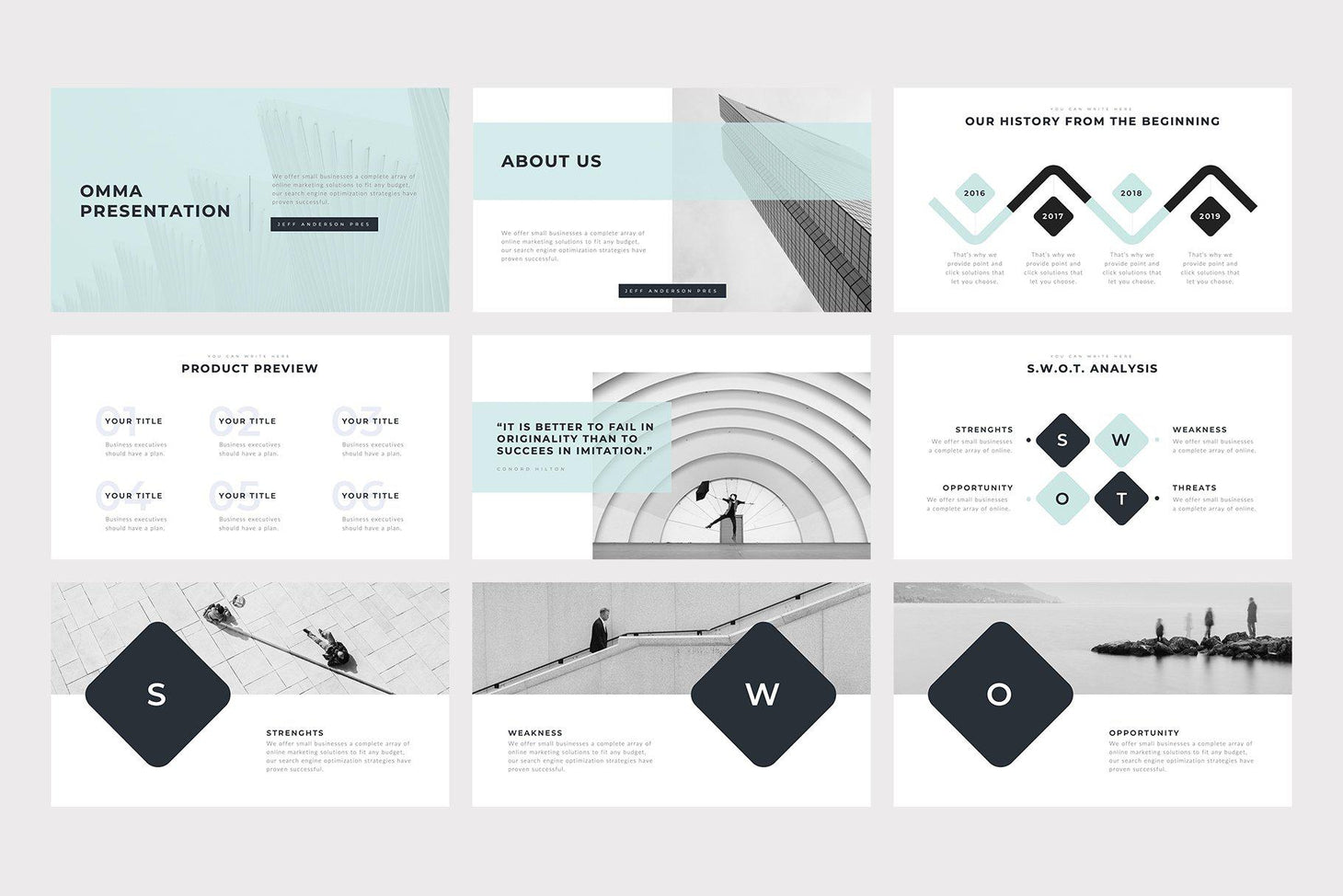 Omma Minimal Google Slides – Slidequest