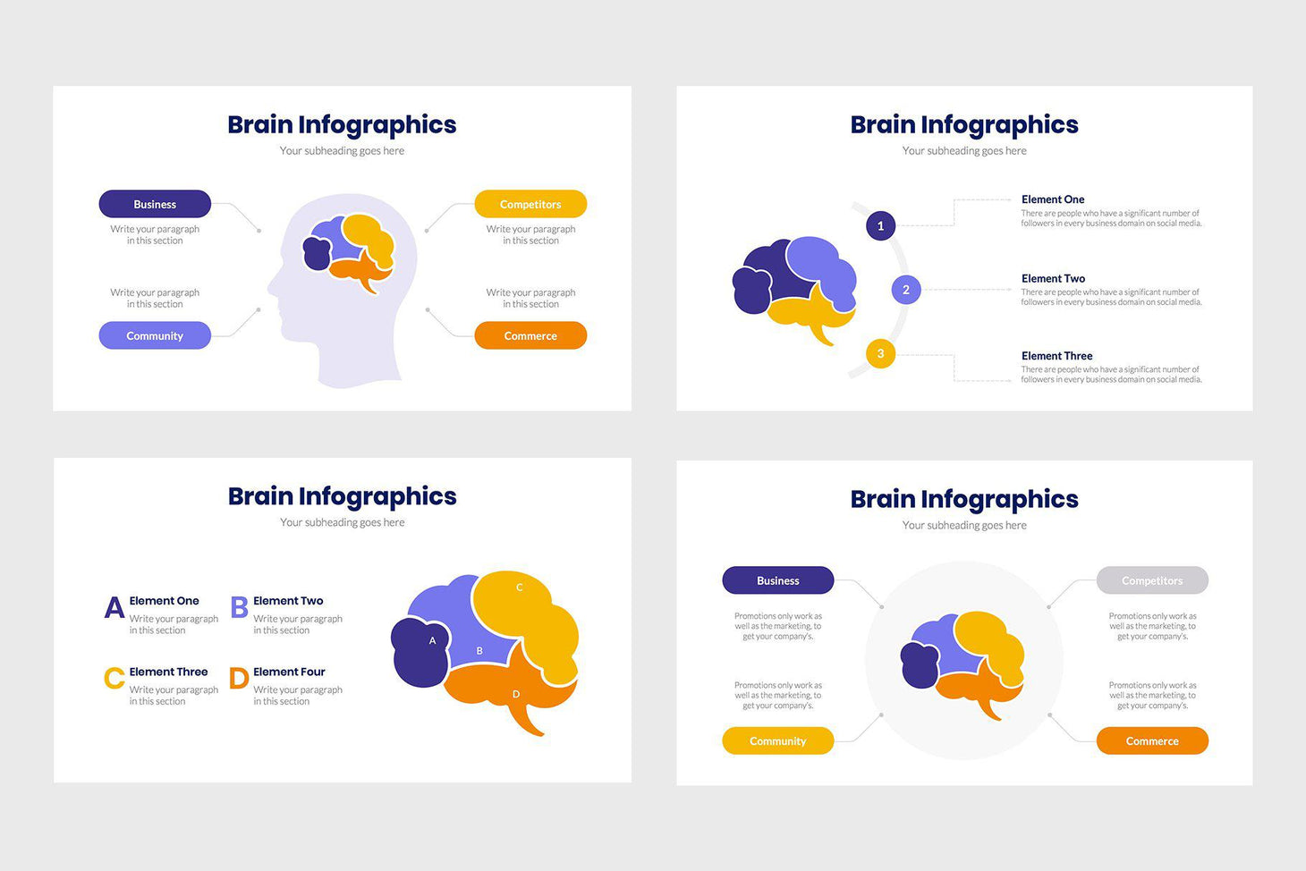Brain Infographics – Slidequest