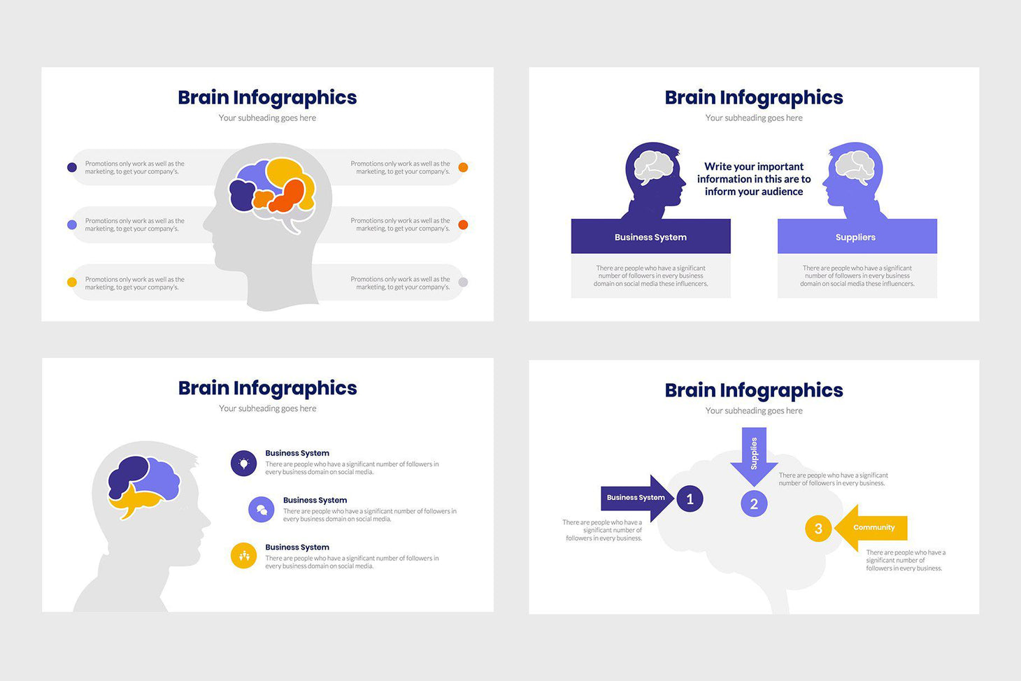 Brain Infographics – Slidequest
