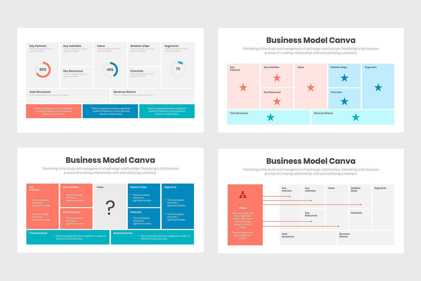 Business Model Canva Infographics – Slidequest