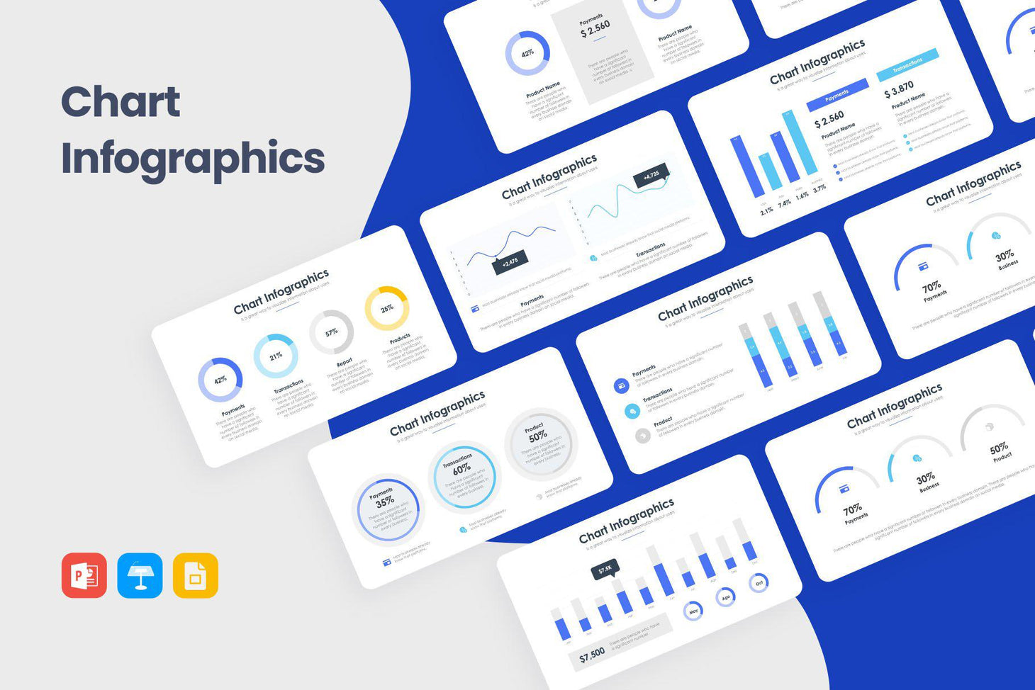 Charts Infographics PowerPoint Template – Slidequest