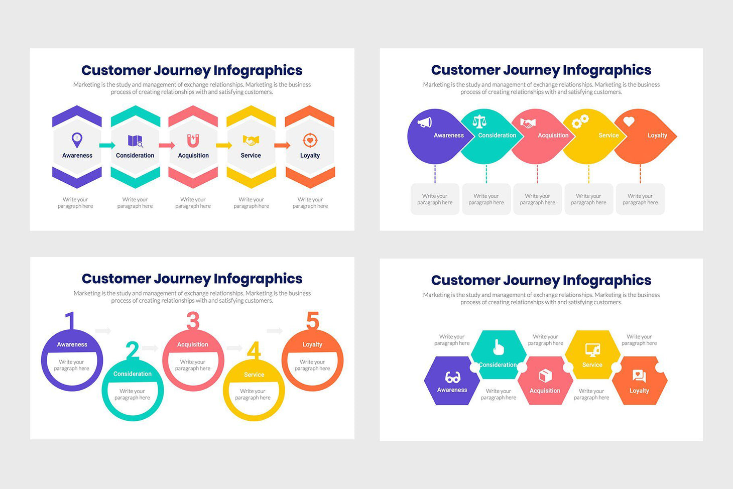 Customer Journey Infographics Template – Slidequest