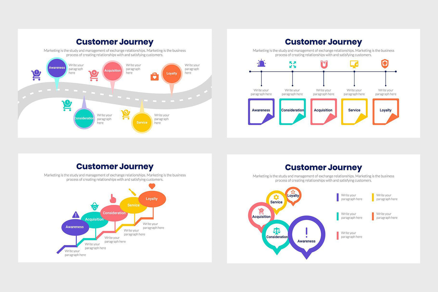 Customer Journey Infographics Template – Slidequest