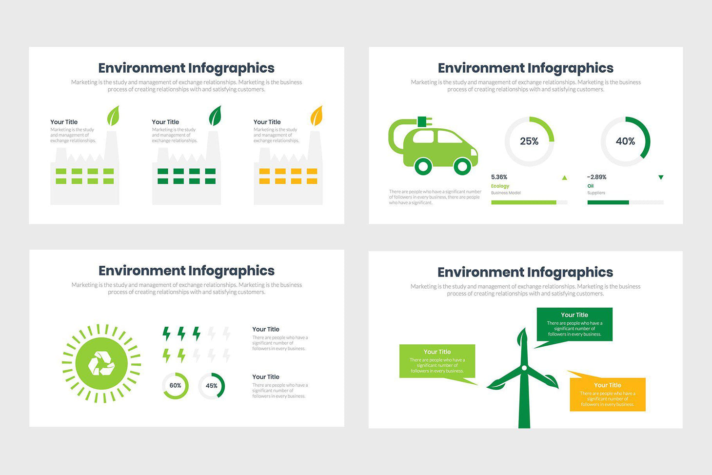Environment Infographics – Slidequest