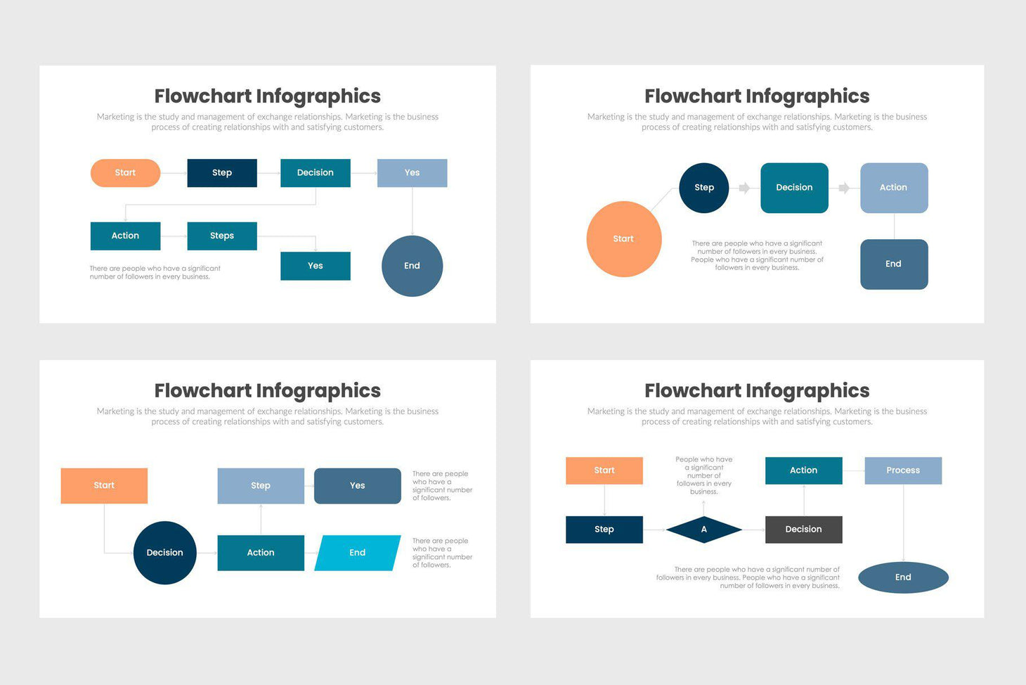 Flowchart Infographics Template – Slidequest