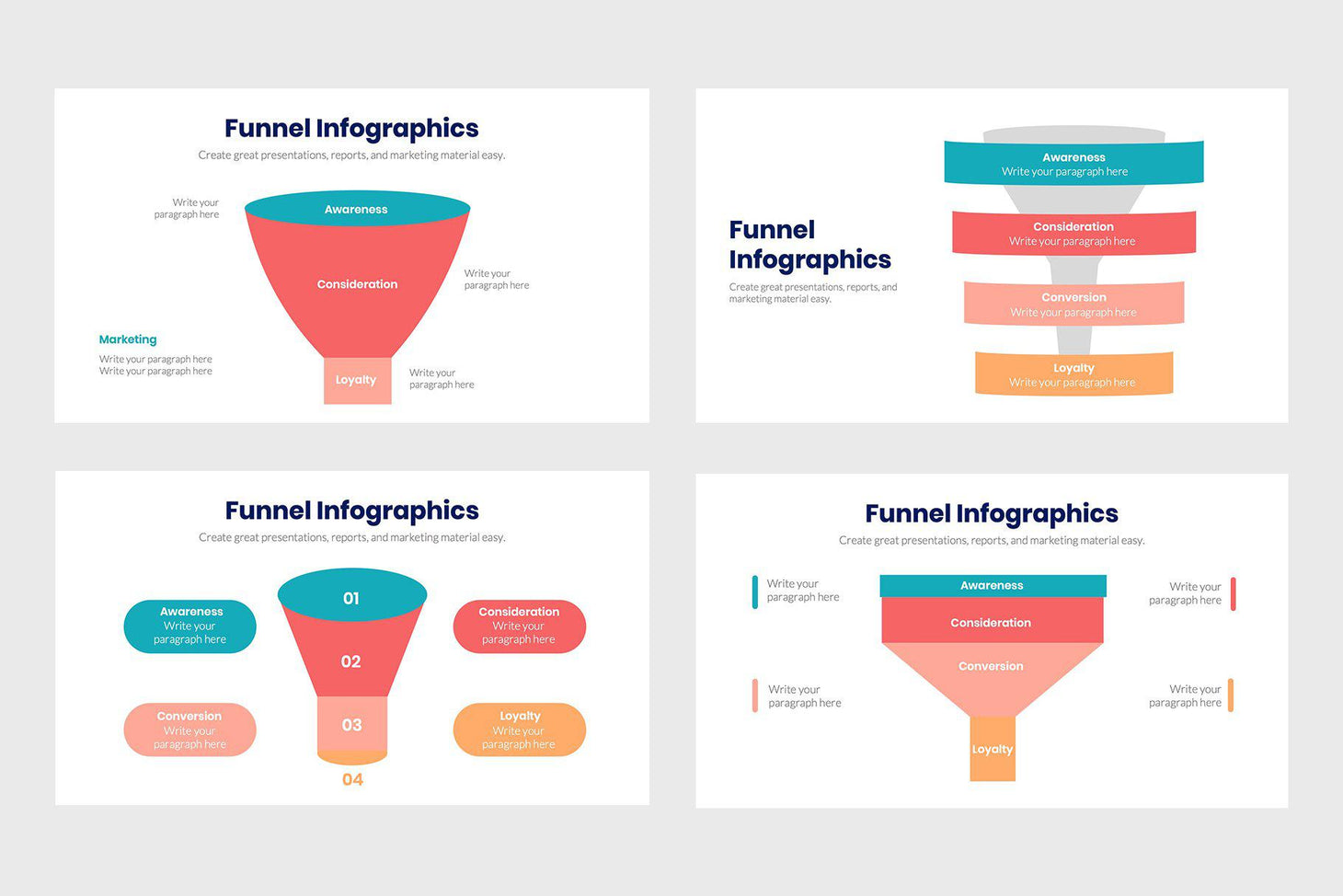 Funnel Infographics Template – Slidequest