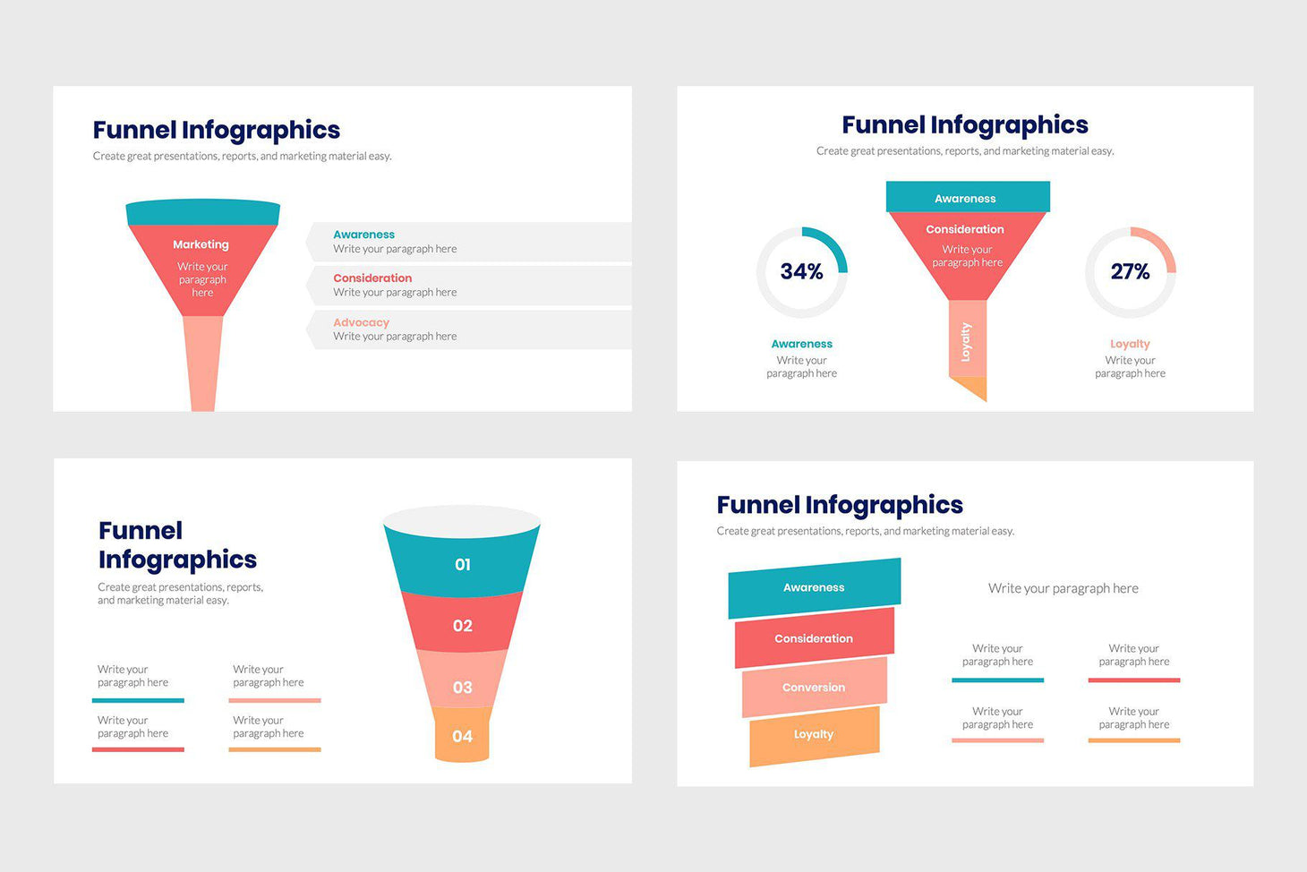 Funnel Infographics Template – Slidequest