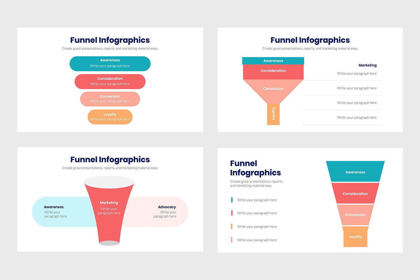 Funnel Infographics Template – Slidequest
