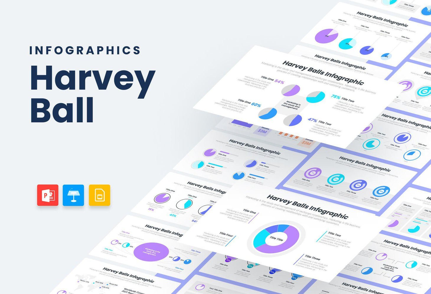 Harvey Ball Charts Infographic Templates – Slidequest