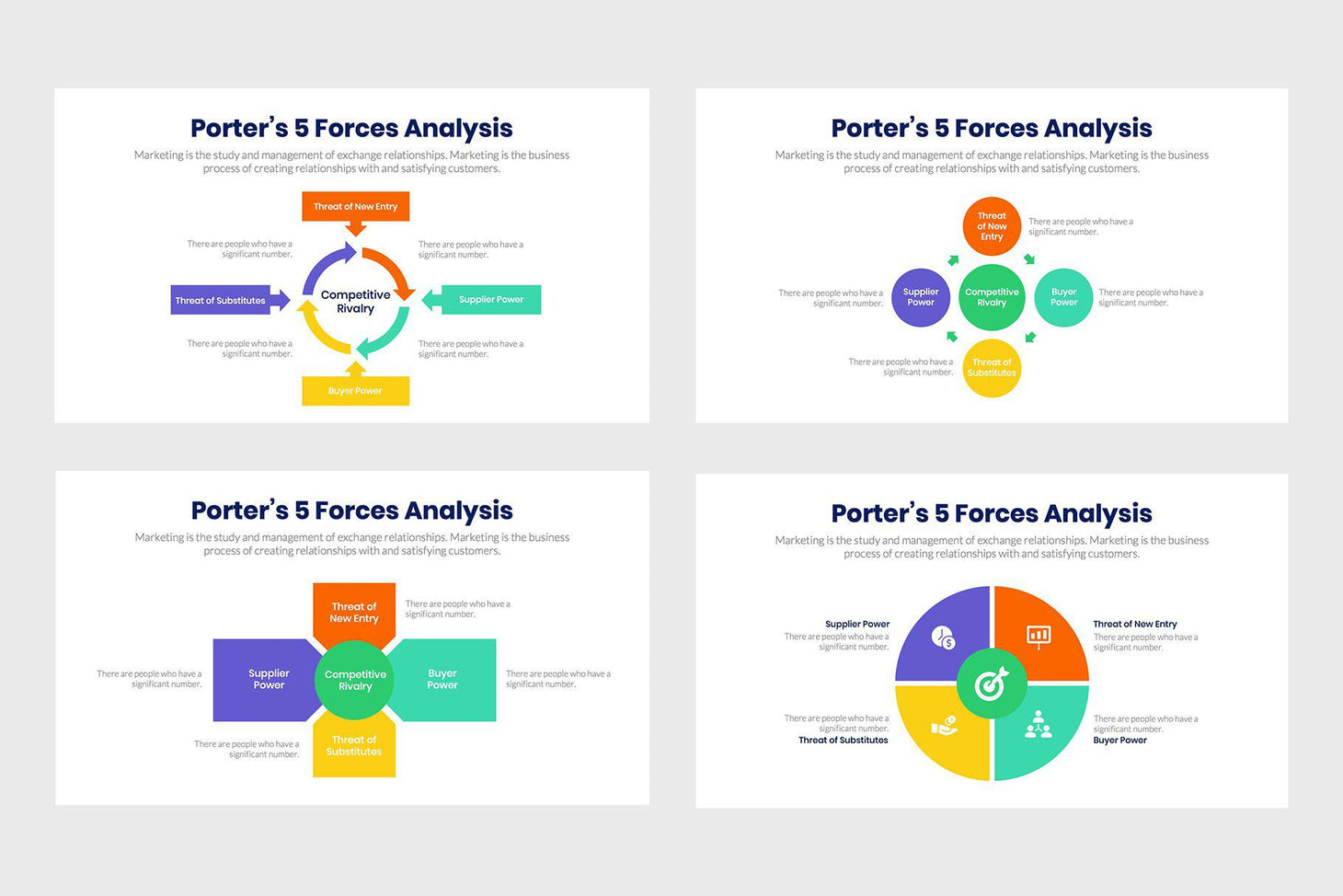 Porter 5 Forces Infographics – Slidequest