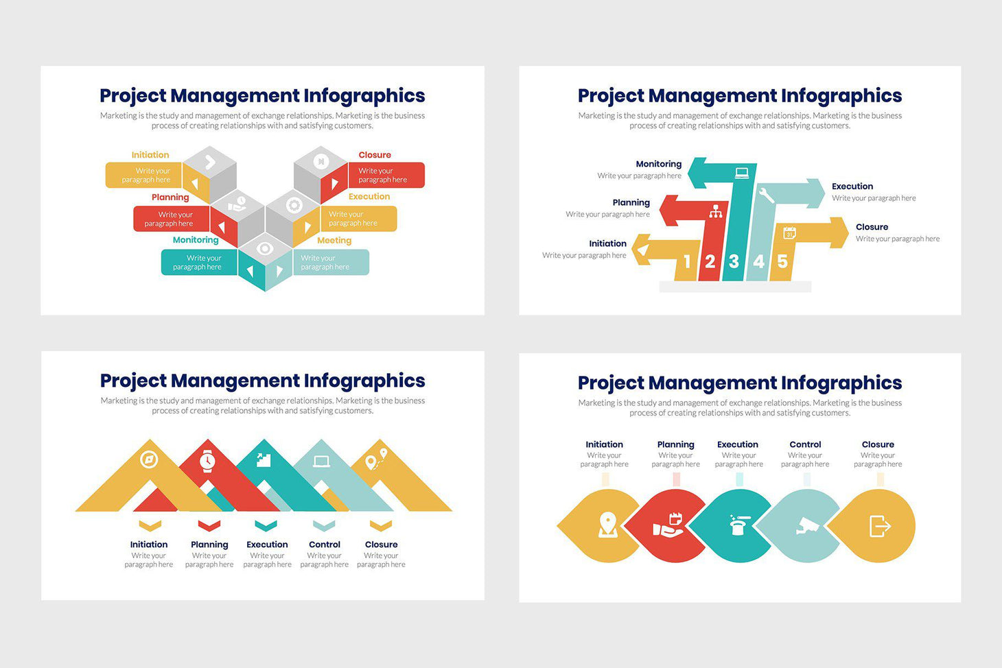 Project Management Infographics PPT – Slidequest