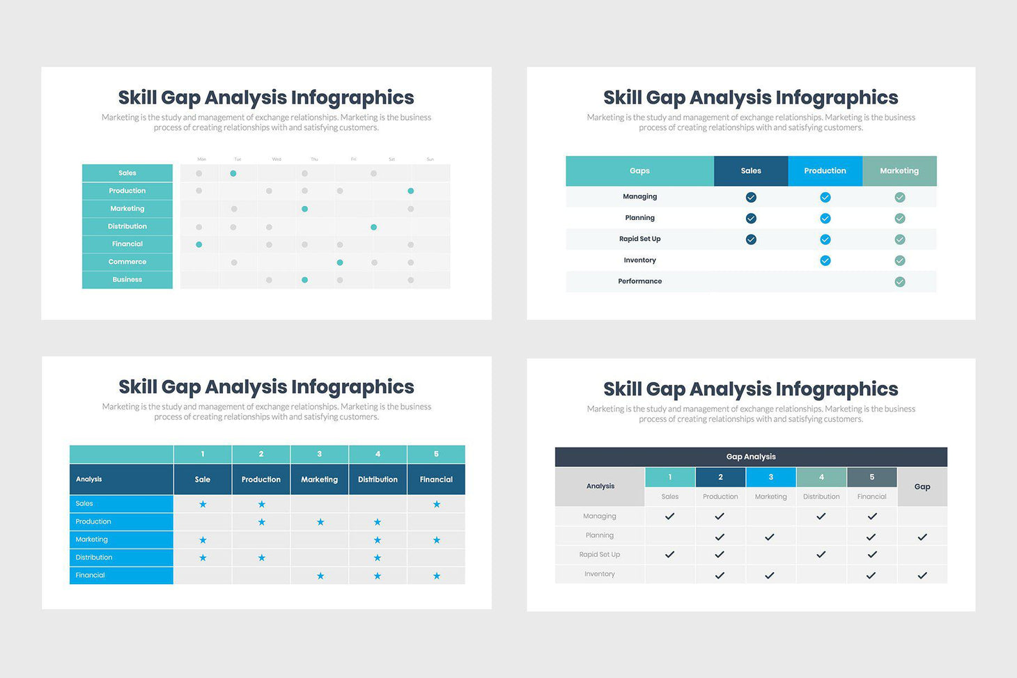 Skill Gap Analysis Infographics – Slidequest
