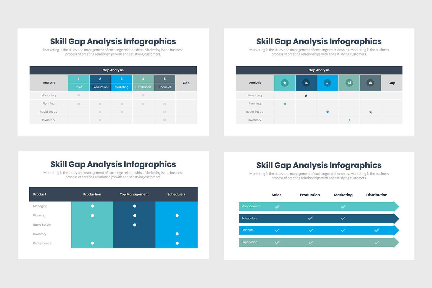Skill Gap Analysis Infographics – Slidequest