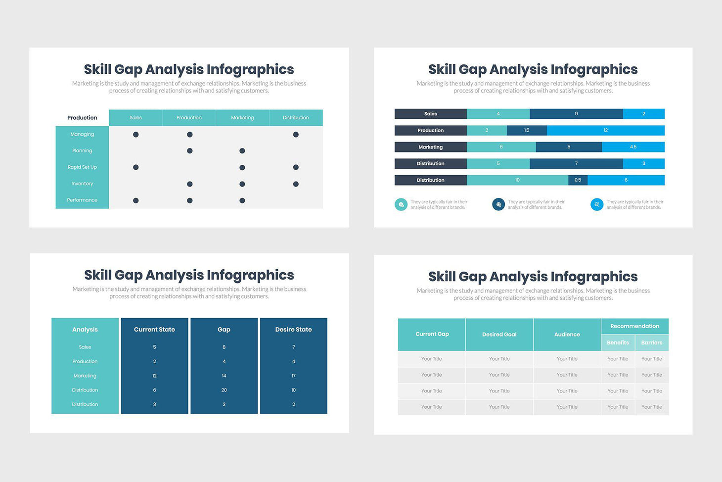 Skill Gap Analysis Infographics – Slidequest