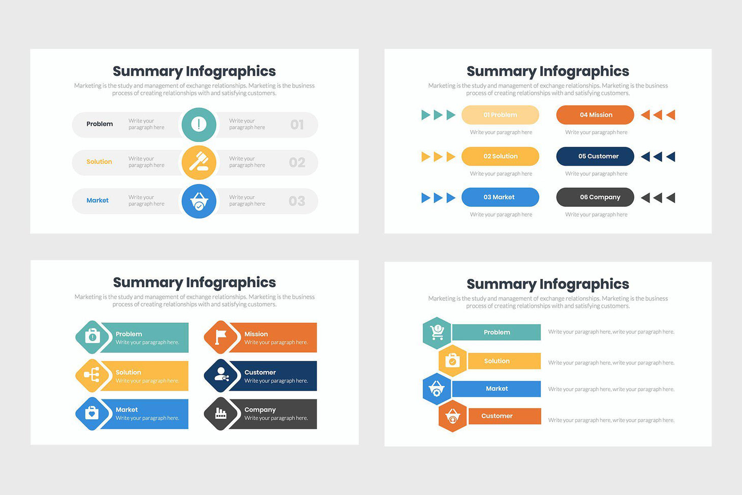 Summary Infographics – Slidequest