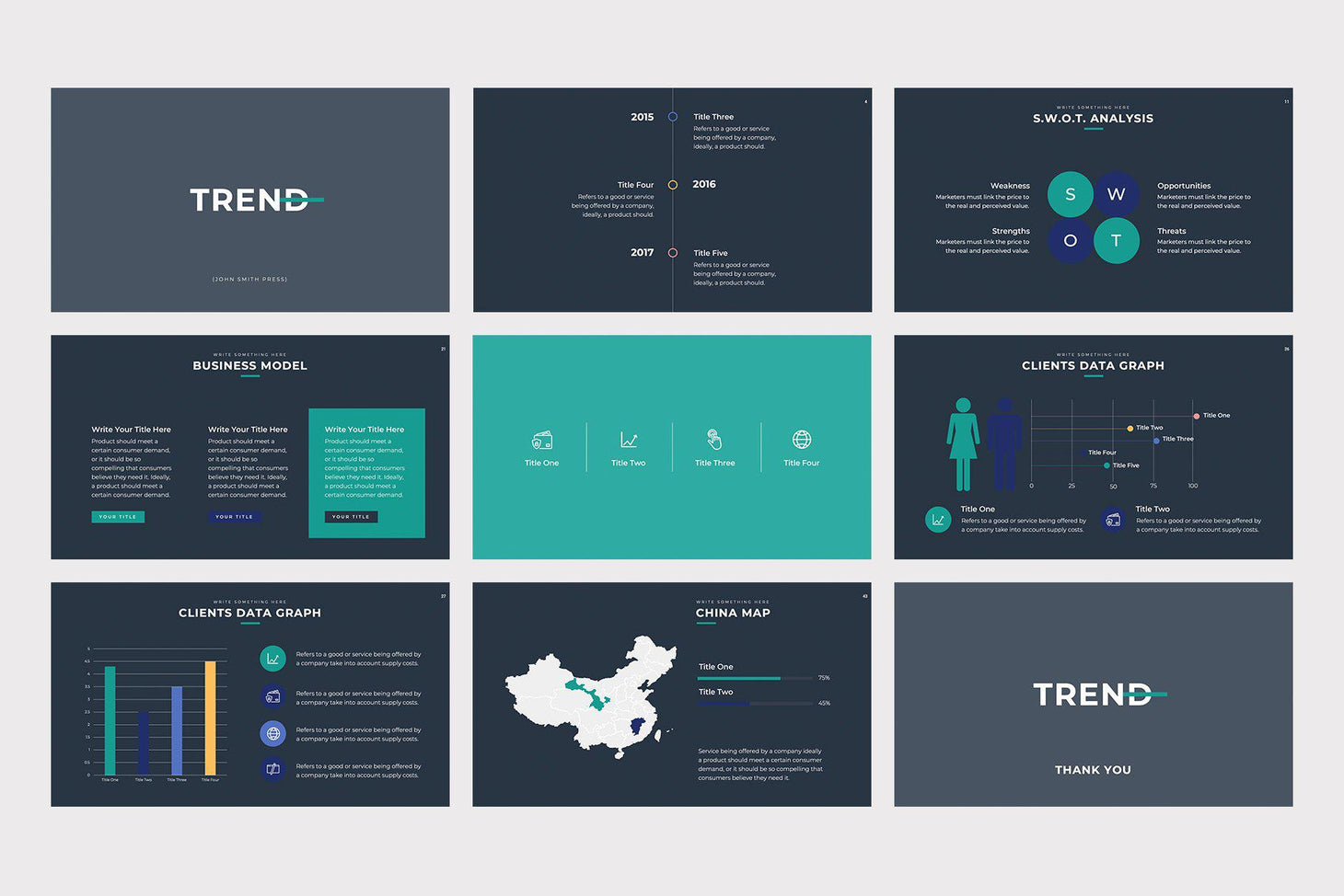 Trend Business PowerPoint Template – Slidequest