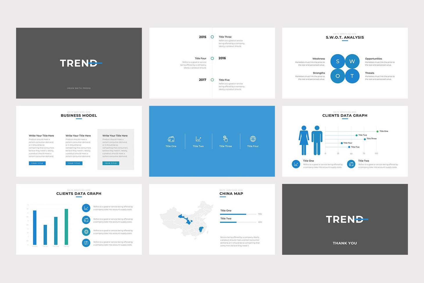 Trend Business PowerPoint Template – Slidequest