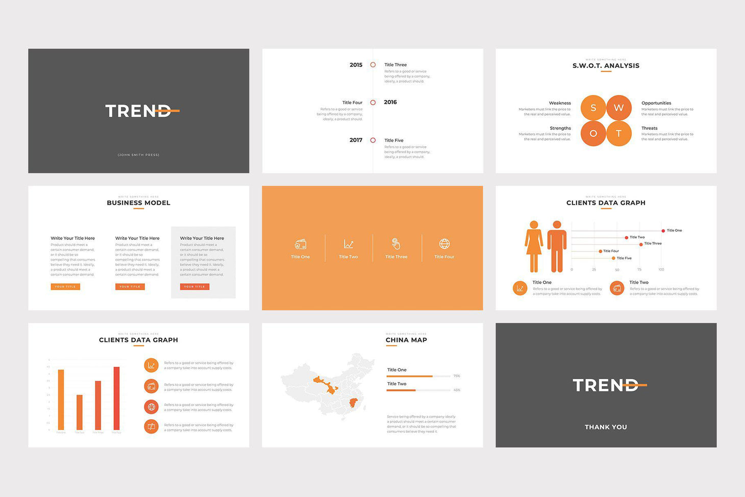 Trend Business PowerPoint Template – Slidequest