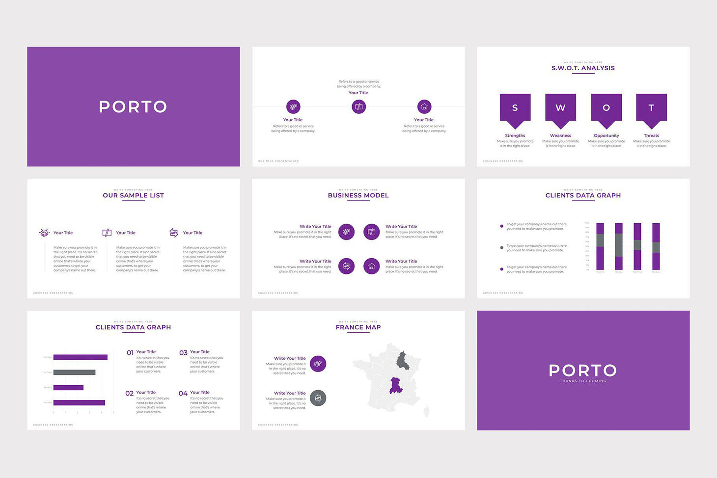 Porto Business PowerPoint Template – Slidequest